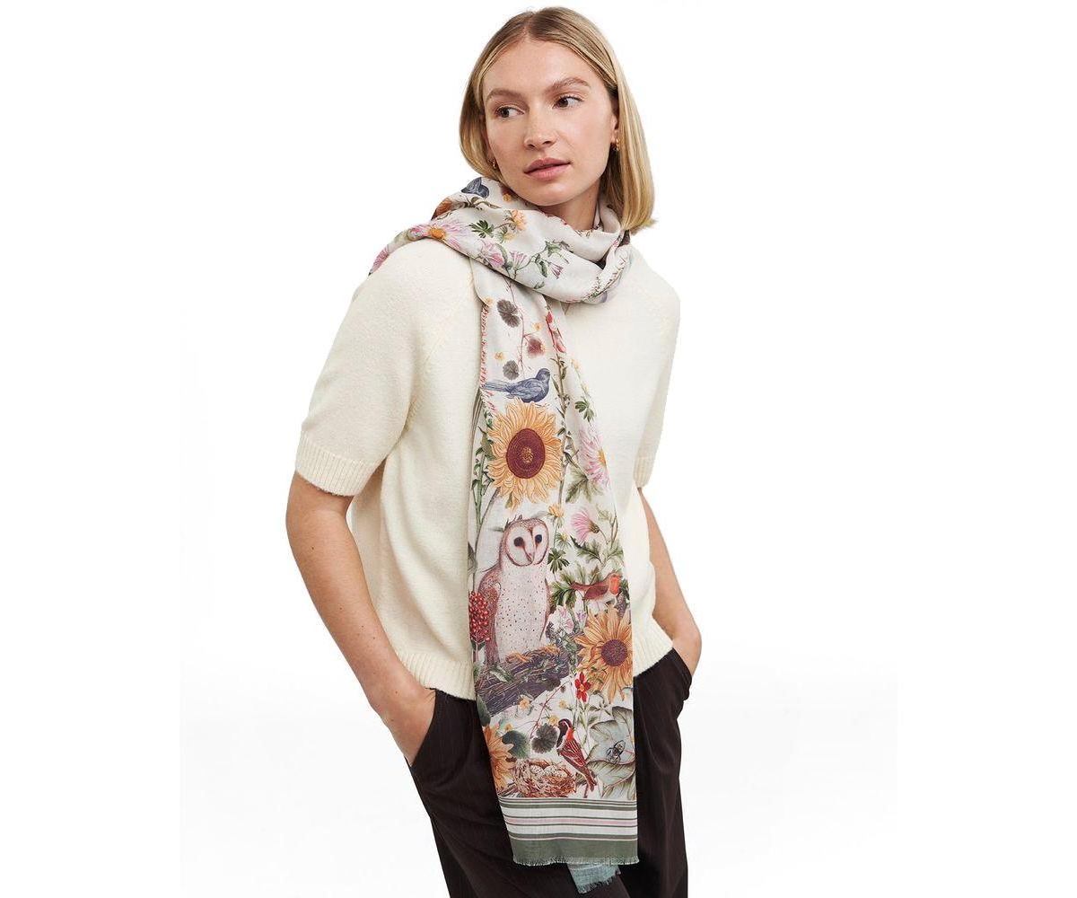 Click here for Fable England Womens Botanical Large Rectangle Sca... prices
