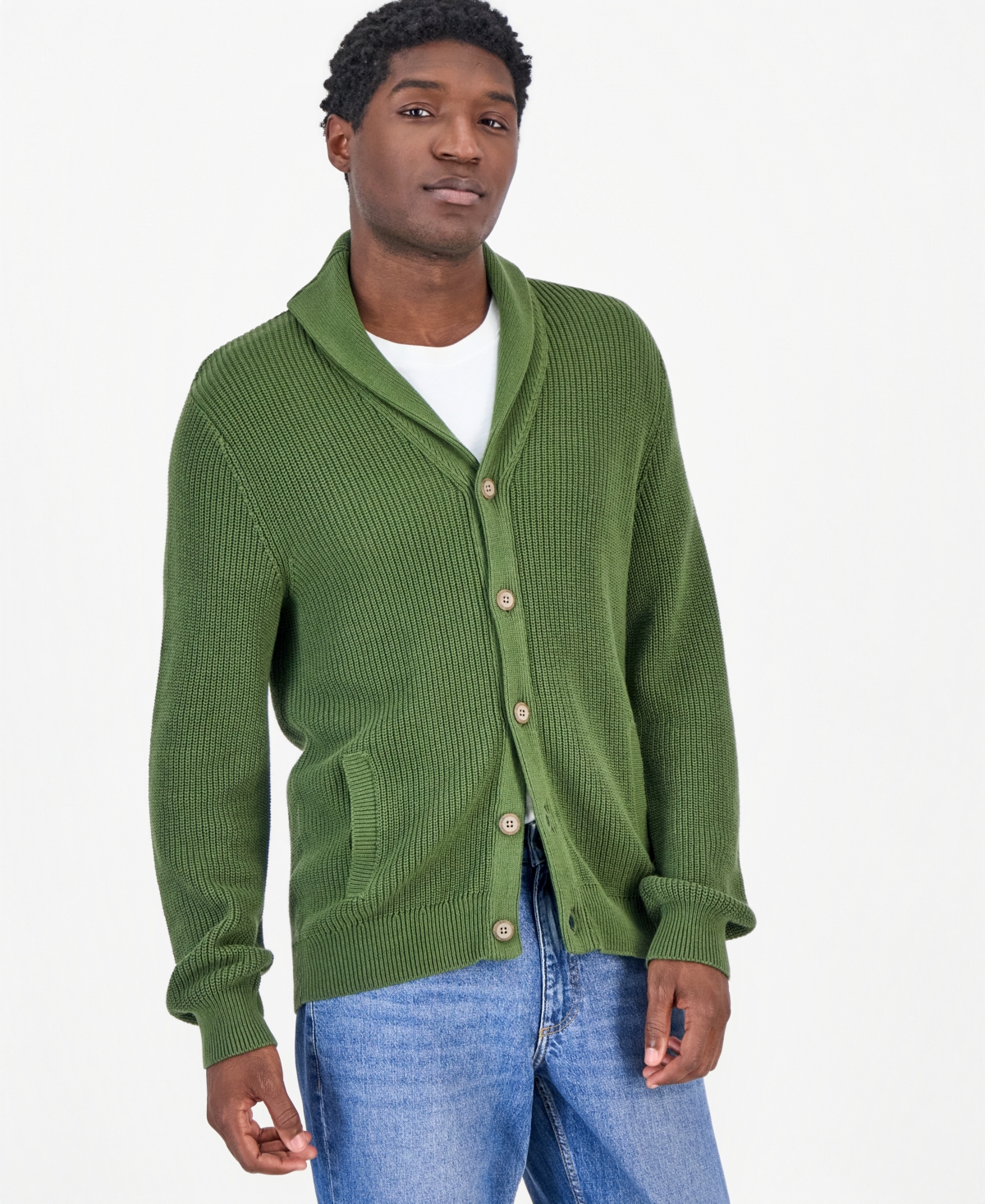 Click here for Sun + Stone Mens Alvin Cardigan Sweater  Created f... prices