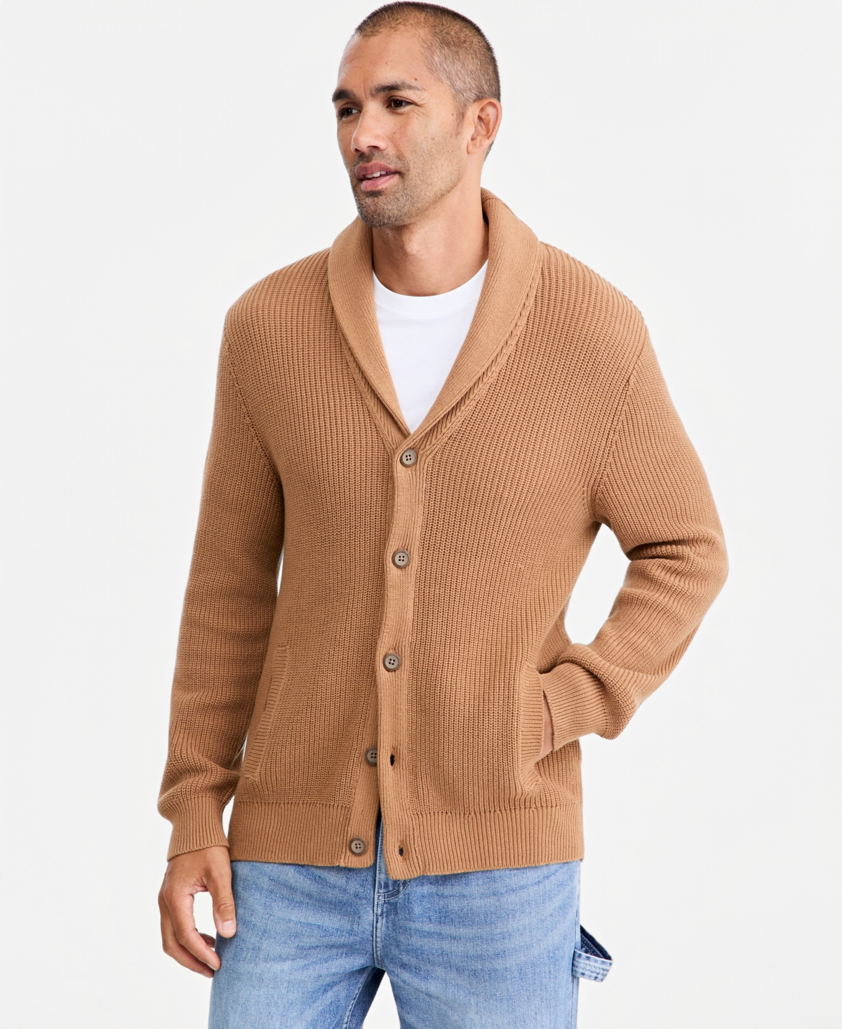 Click here for Sun + Stone Mens Alvin Cardigan Sweater  Created f... prices