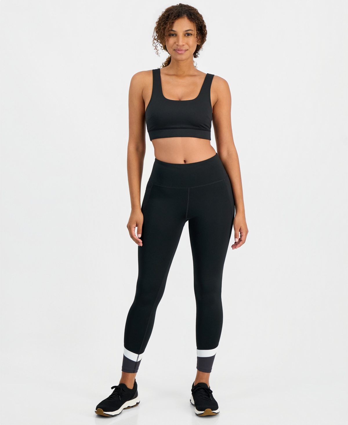 Click here for Id Ideology Womens Compression High-Waist Colorblo... prices