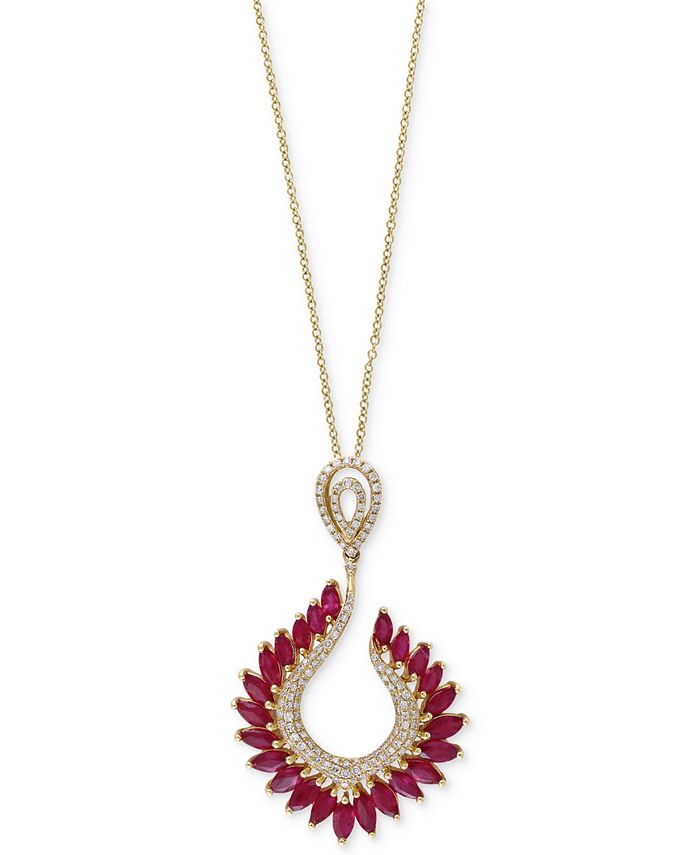 EFFY Collection EFFY® Final Call Ruby (4-3/8 ct. t.w.) and Diamond (1/2 ...