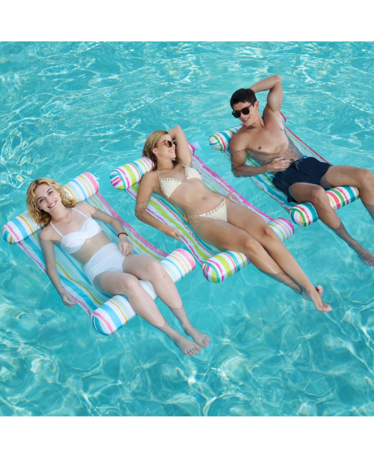 Click here for Aofar 3 Pack Inflatable Pool Floats Water Hammock... prices