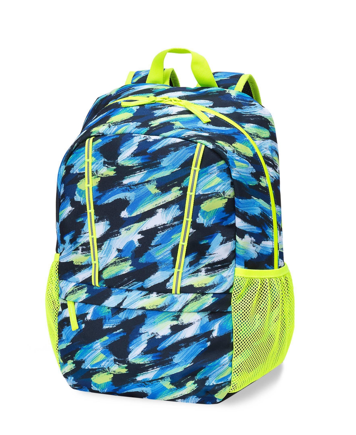 Lands End Kids ClassMate Medium Backpack - Brushed camo/french blue
