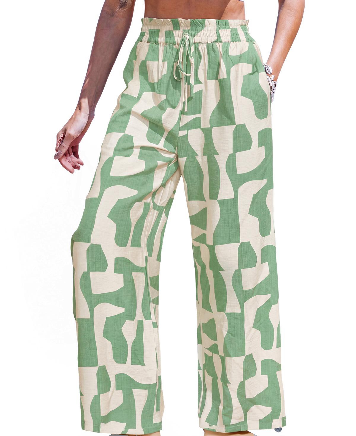 Click here for Cupshe Womens Creative Mood Abstract Pants - Light... prices