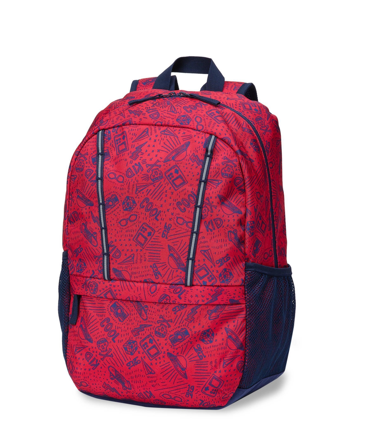 Lands End Kids ClassMate Medium Backpack - Cool dude/red