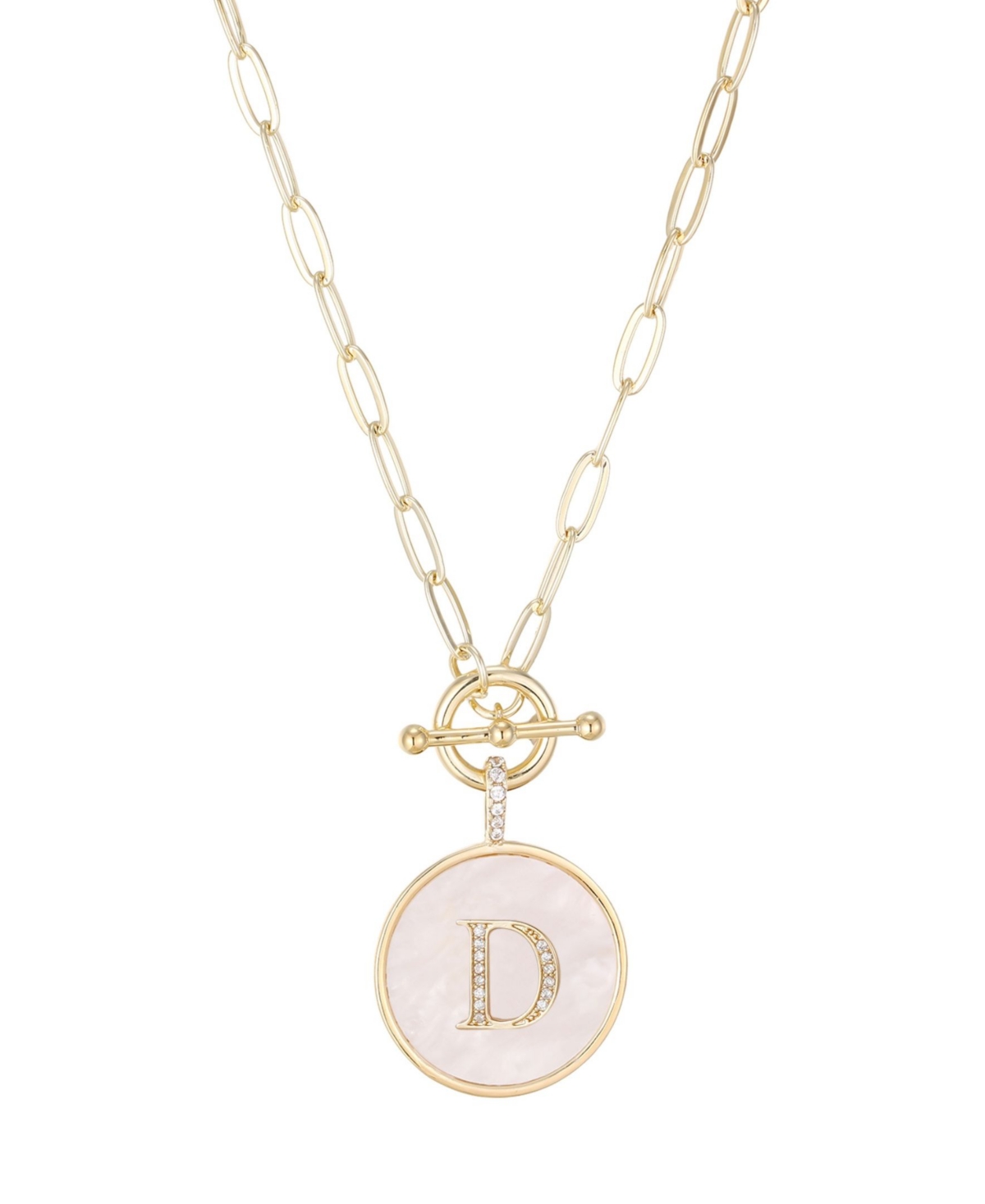Click here for Adornia Gold Imitation Pearl Cubic Zirconia Initia... prices