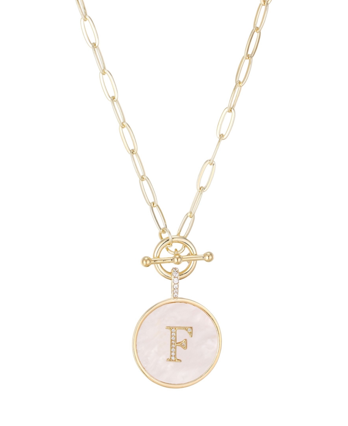 Click here for Adornia Gold Imitation Pearl Cubic Zirconia Initia... prices