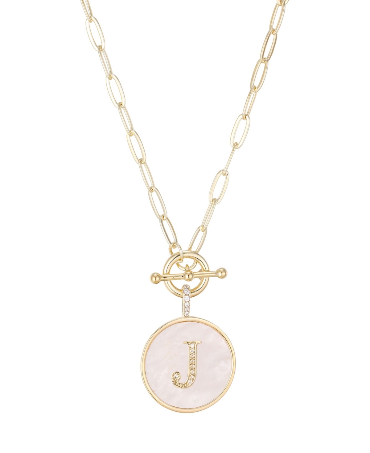 Click here for Adornia Gold Imitation Pearl Cubic Zirconia Initia... prices