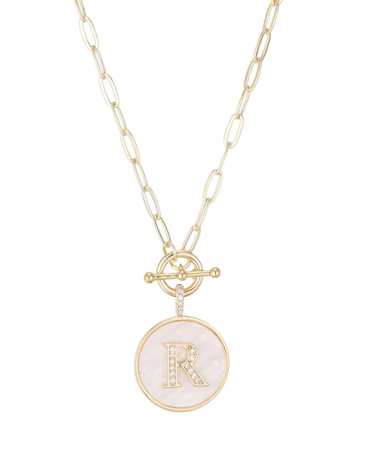 Click here for Adornia Gold Imitation Pearl Cubic Zirconia Initia... prices