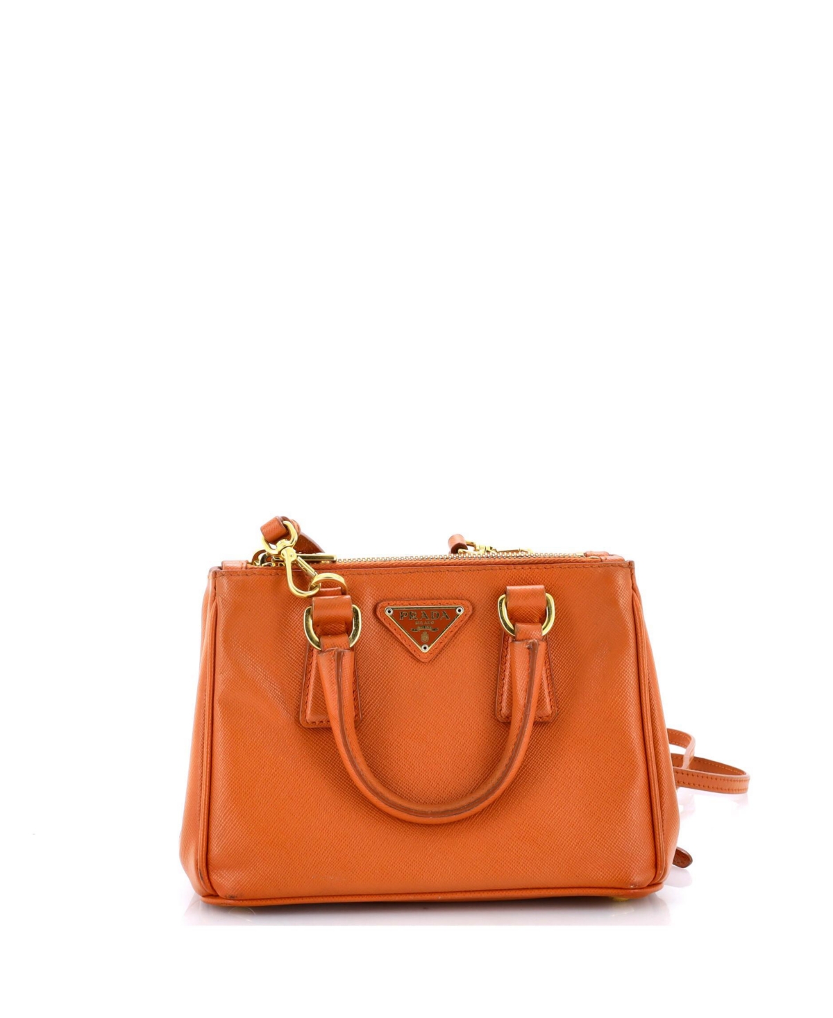 Click here for Pre-Owned Prada Mini Double Zip Lux Tote Saffiano... prices