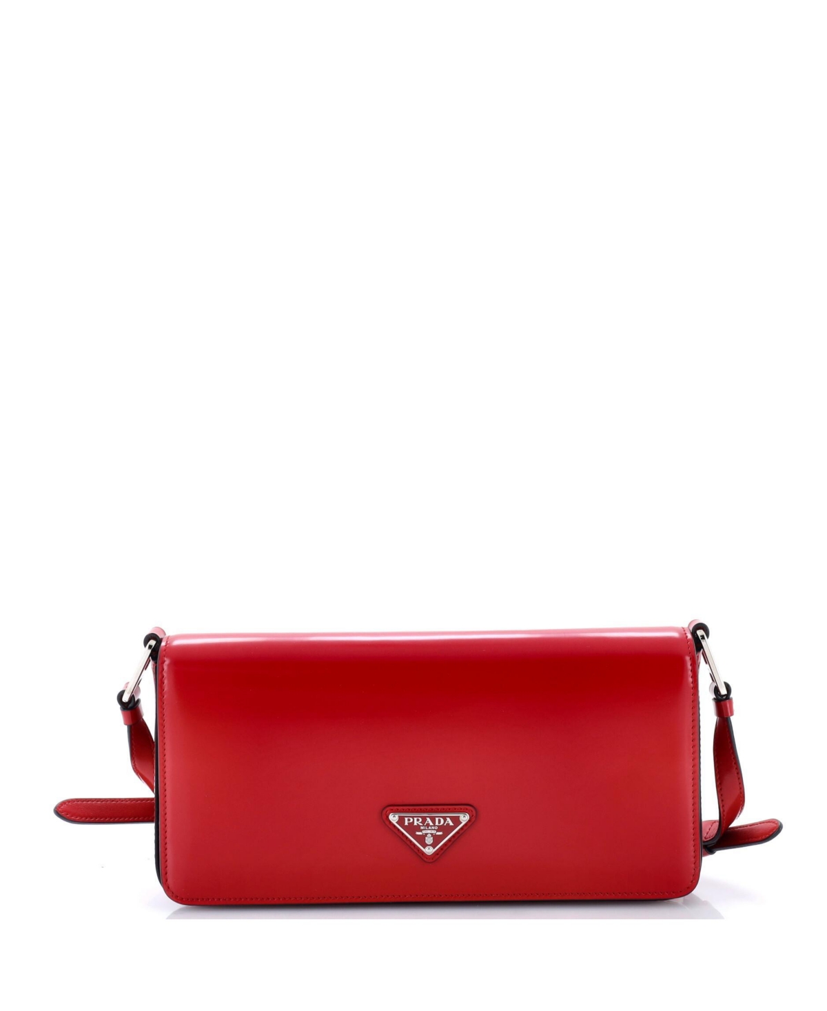 Click here for Pre-Owned Prada Femme Flap Shoulder Bag Spazzolato... prices