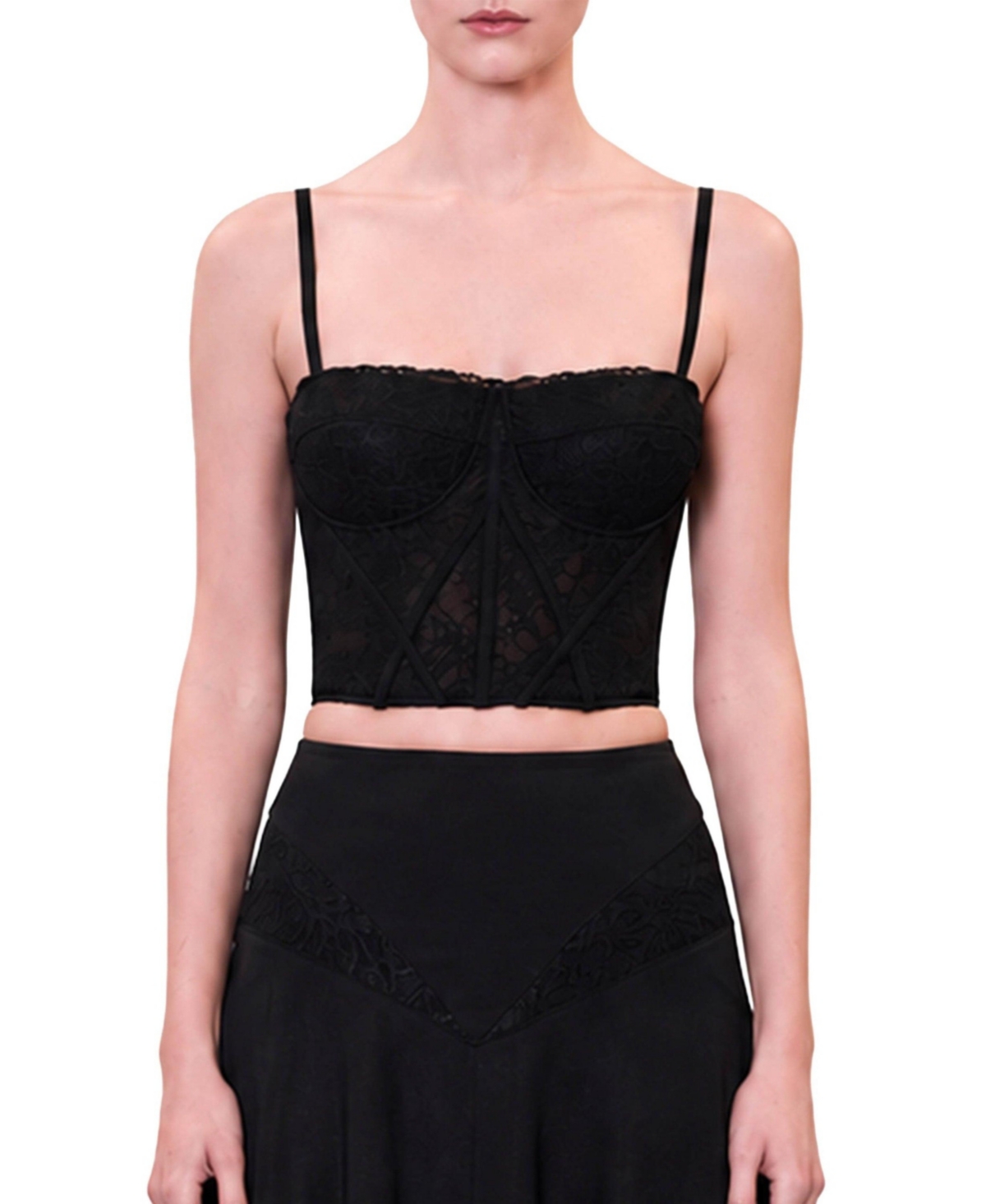 Click here for Pcfg Womens Daydreamers Structured Lace Corset prices