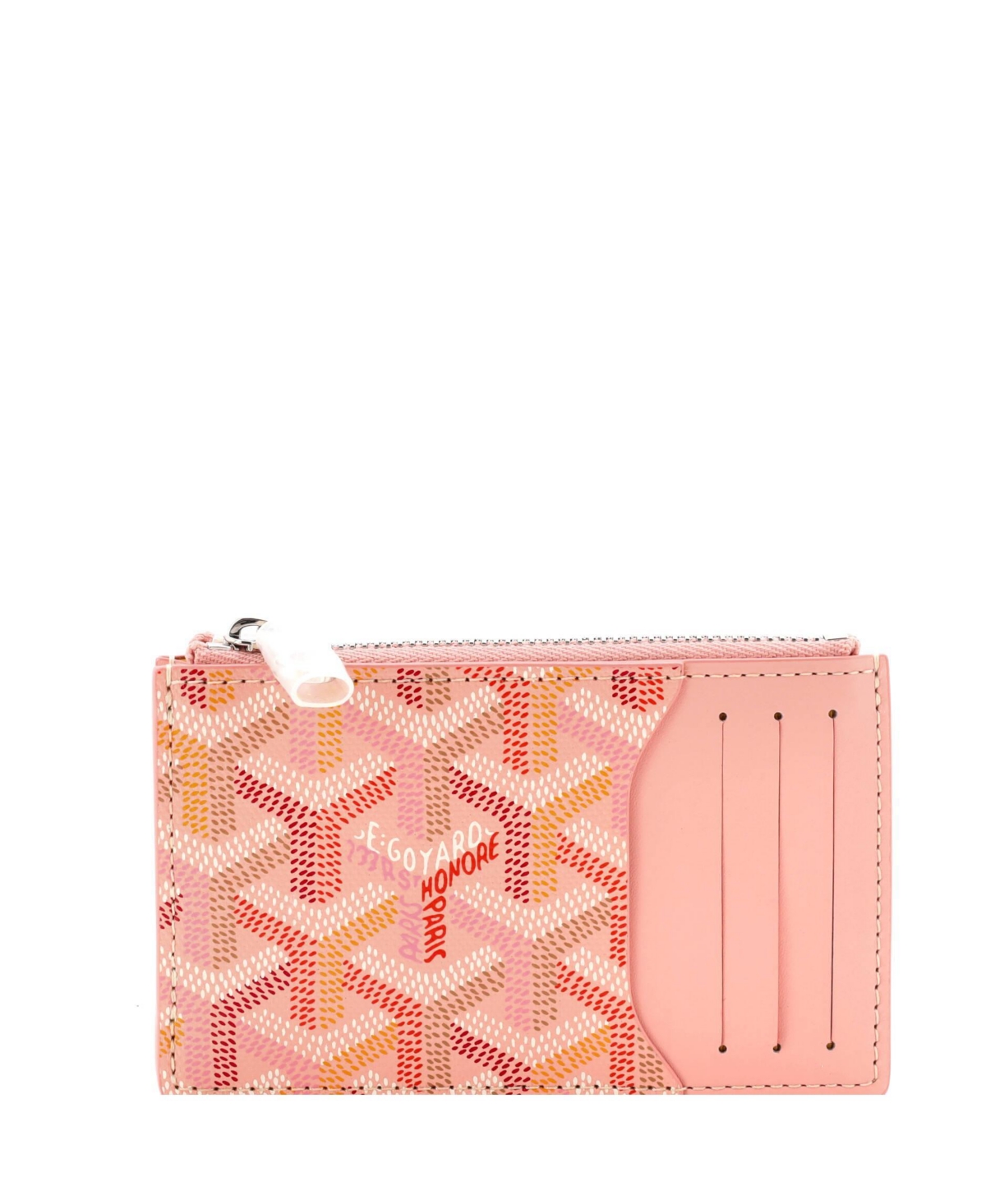 Click here for Pre-Owned Goyard Bourbon Zipped Card Holder Coated... prices