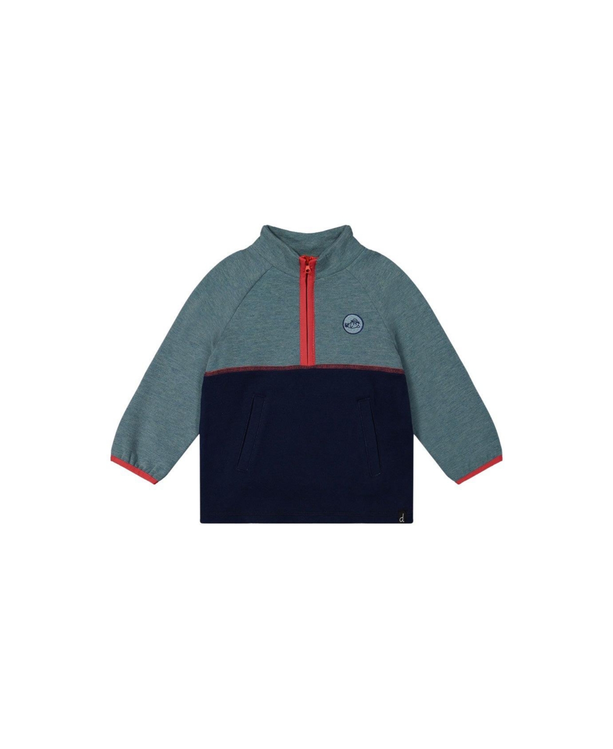 Click here for Deux par Deux Little and Big Boy 6-8 Zip Mock Neck... prices