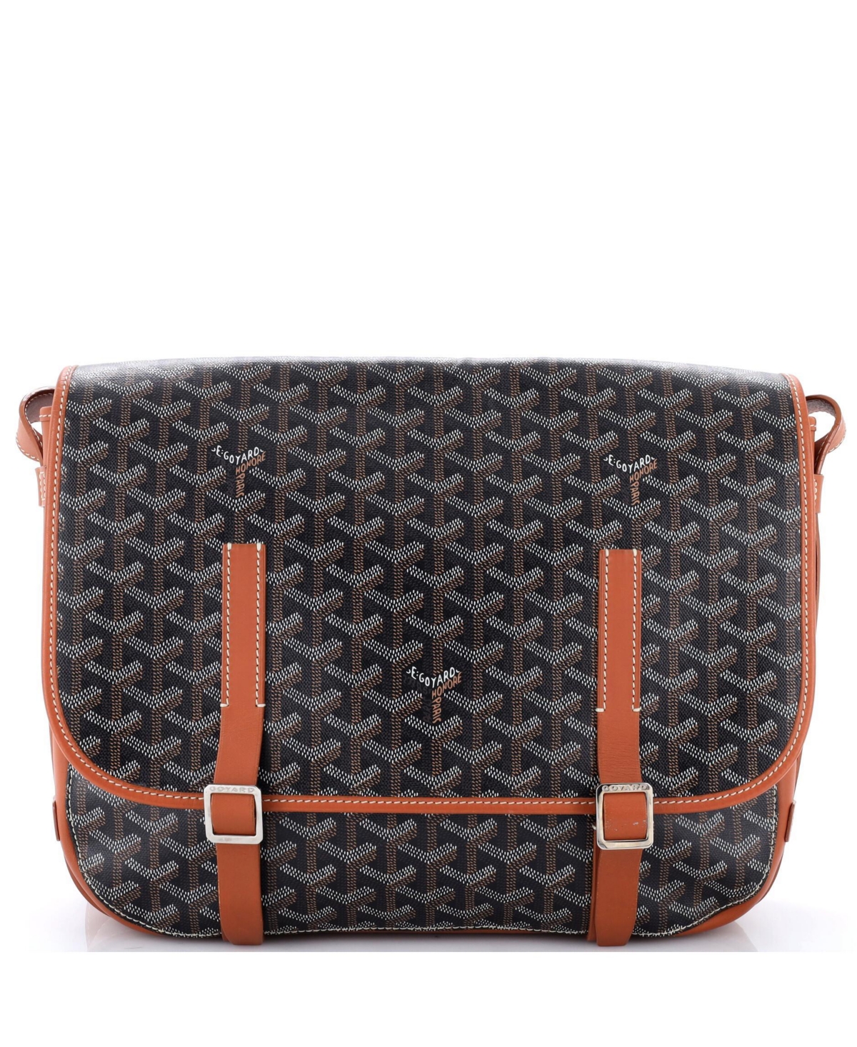 Click here for Pre-Owned Goyard Gm Belvedere Messenger Bag Coated... prices