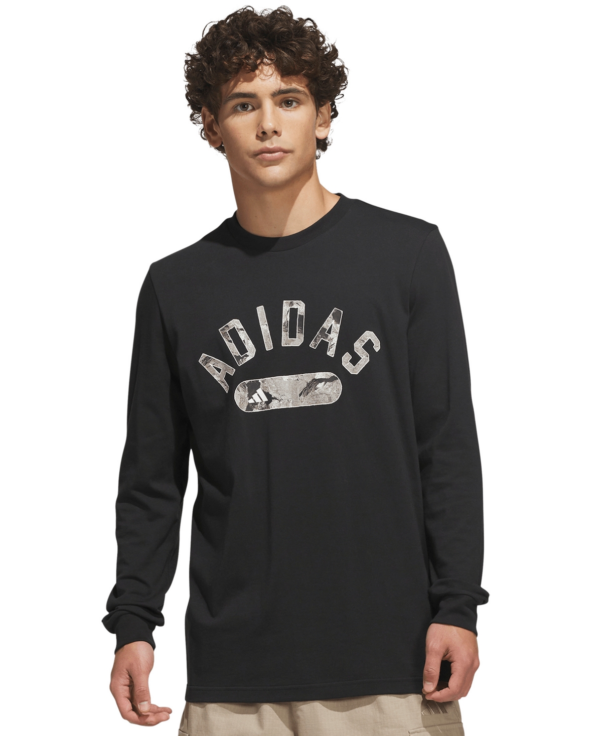 Click here for adidas Mens Rock Camo graphic Crewneck T-Shirt - B... prices