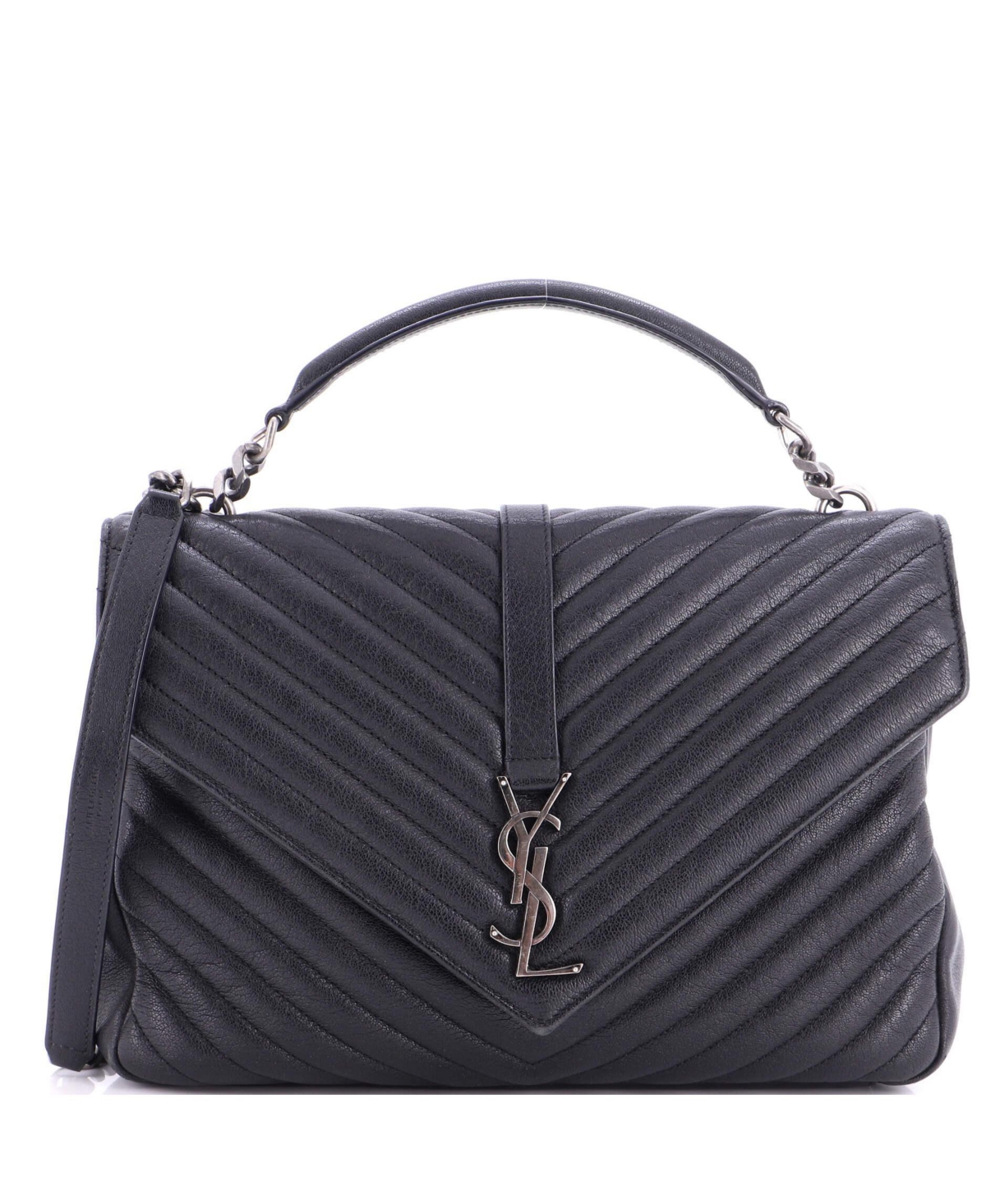 Click here for Pre-Owned Saint Laurent Large Classic Monogram Col... prices