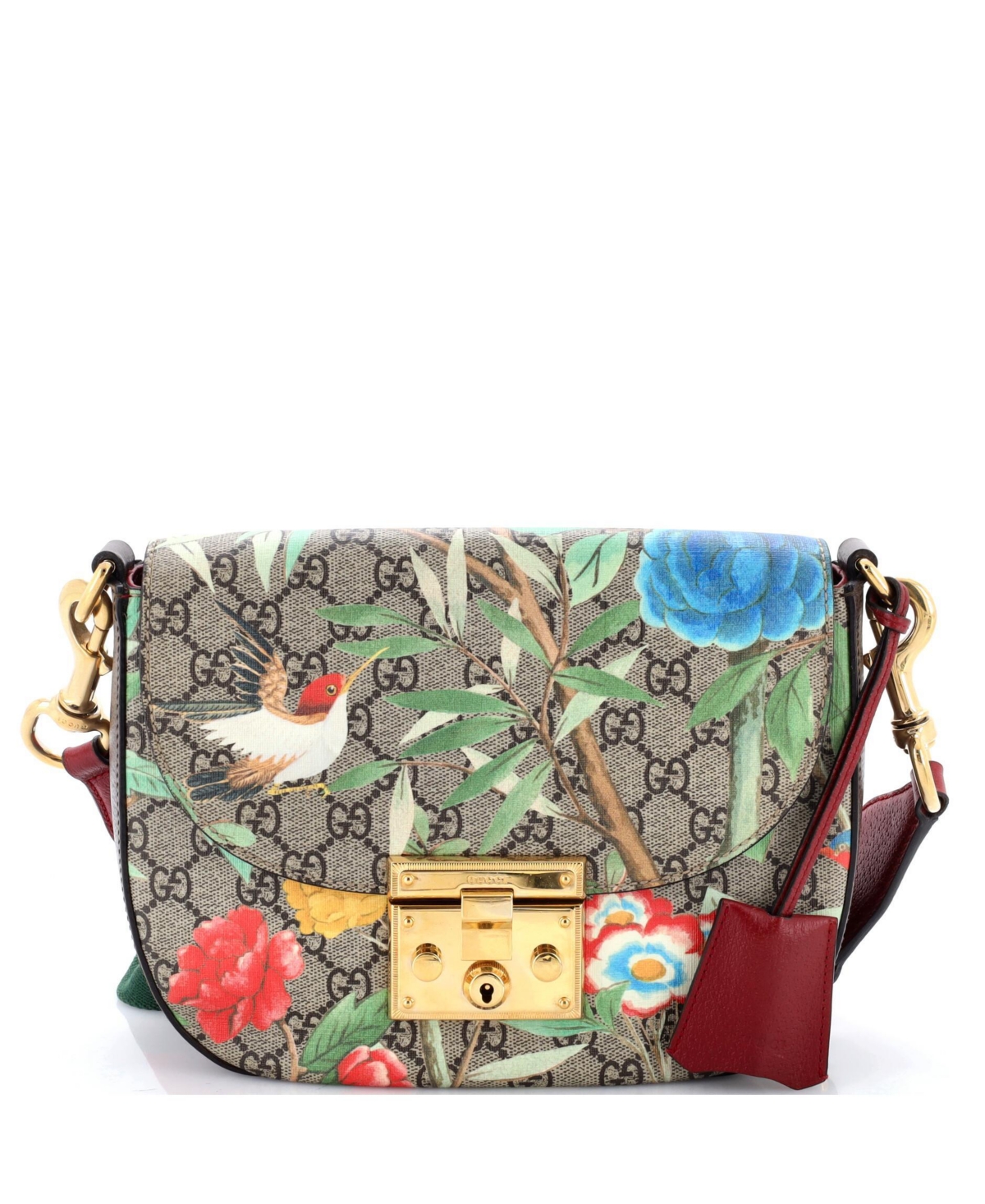 Click here for Pre-Owned Gucci Medium Padlock Saddle Shoulder Bag... prices
