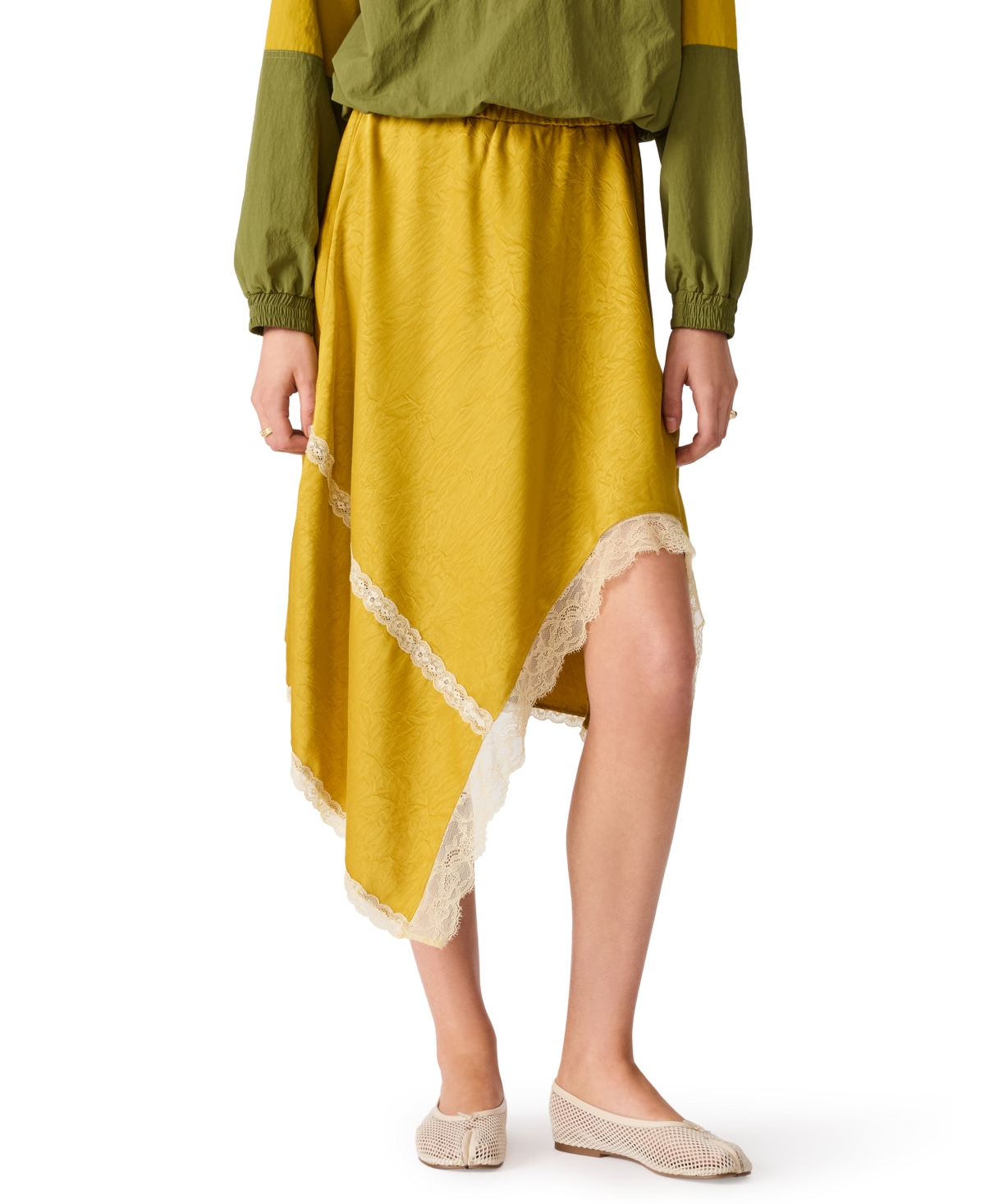 Click here for Steve Madden Womens Sereena High-Low Skirt - Oilsl... prices