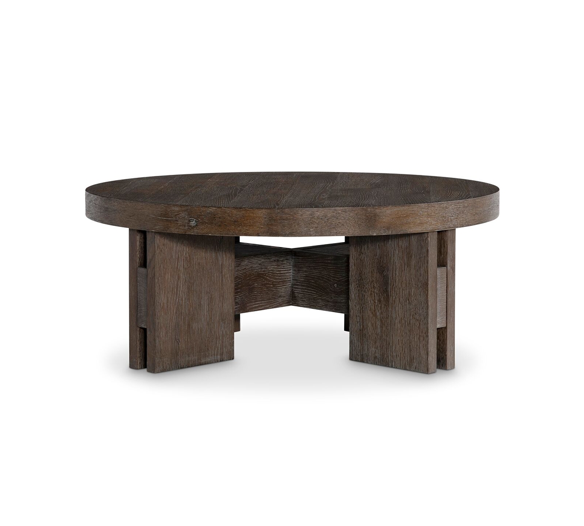 Click here for Bernhardt Outline Round Coffee Table - Brown prices