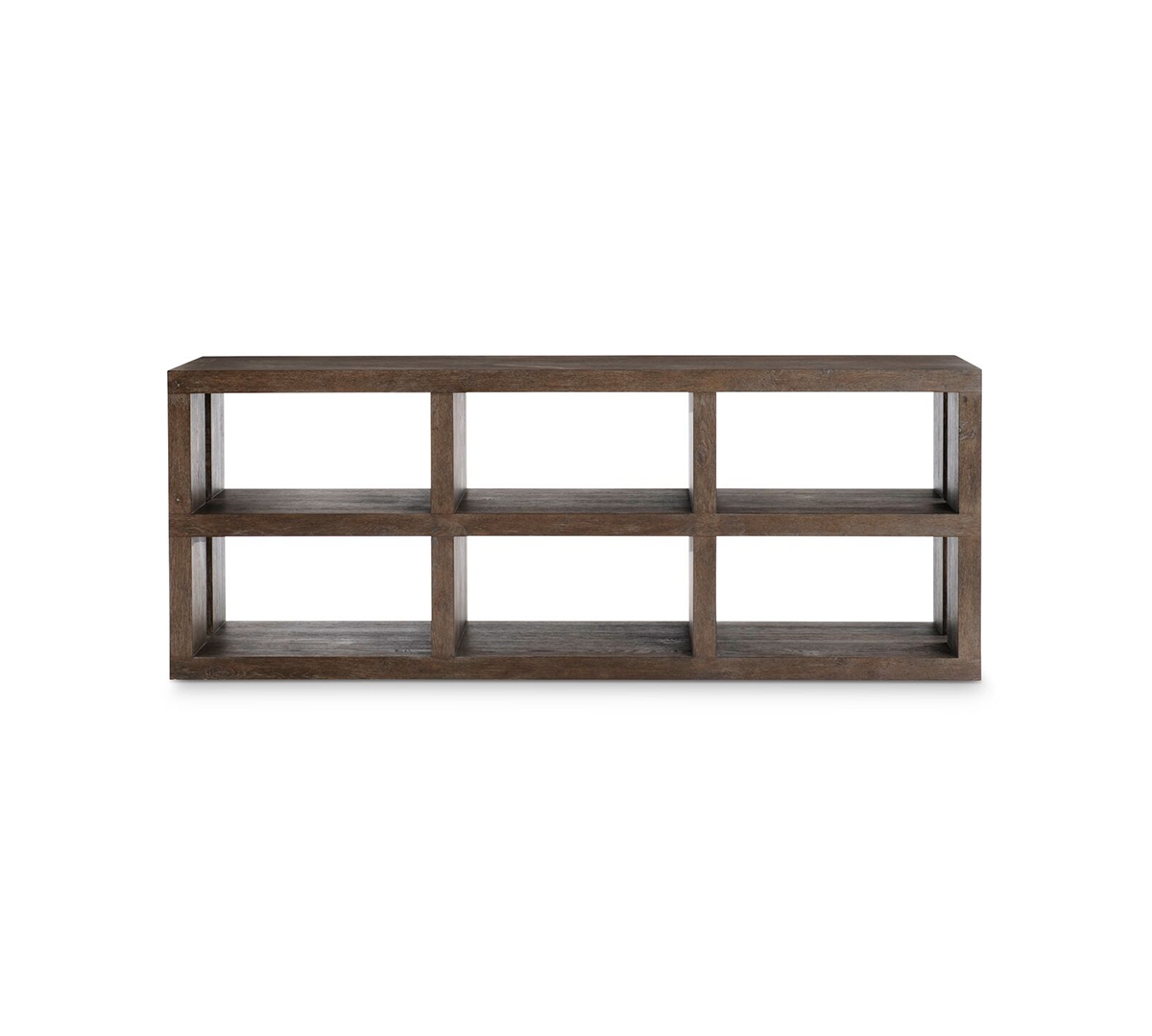 Click here for Bernhardt Outline Shelved Console Table - Brown prices