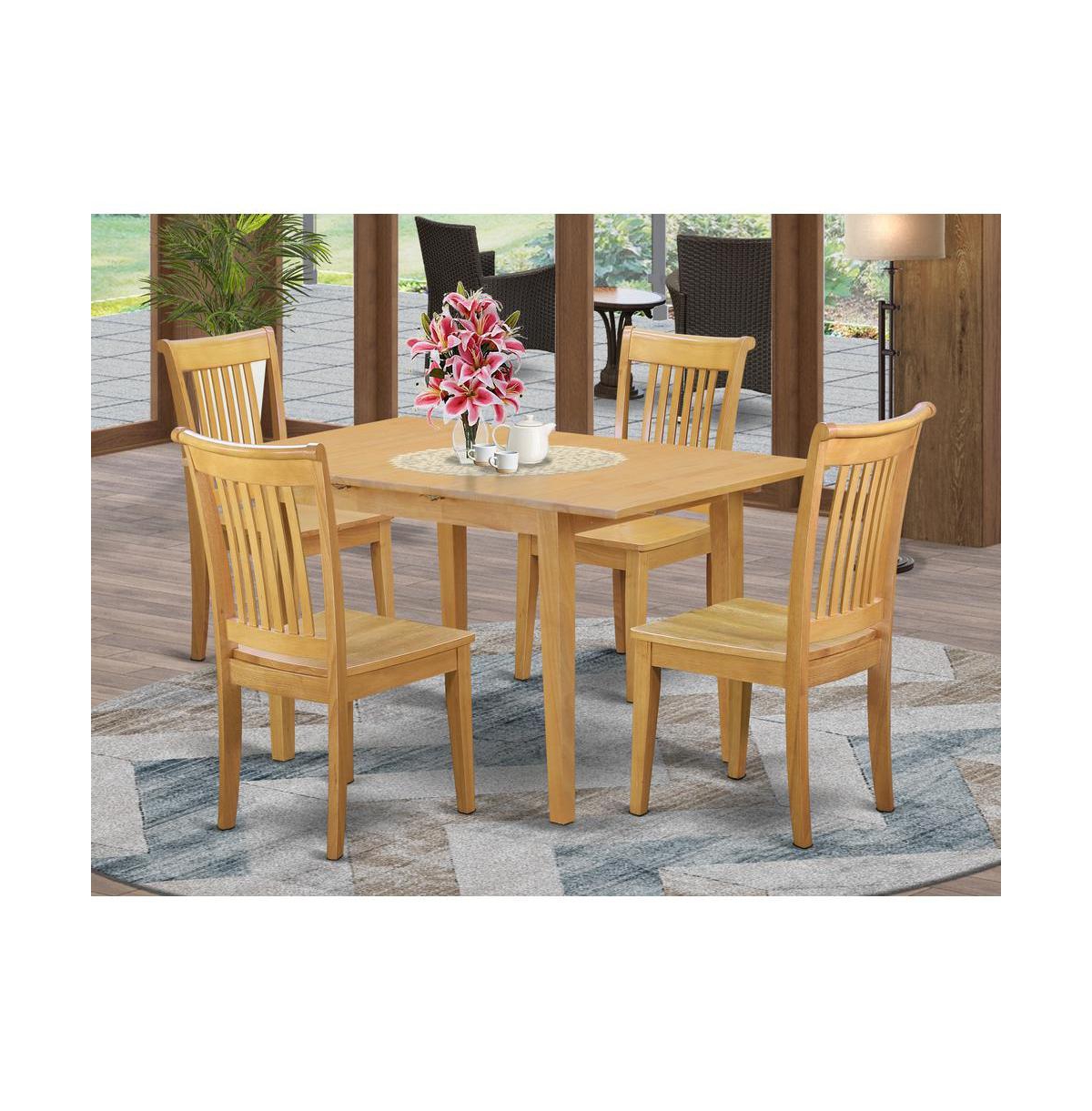 Click here for East West Furniture Dining Room Set prices