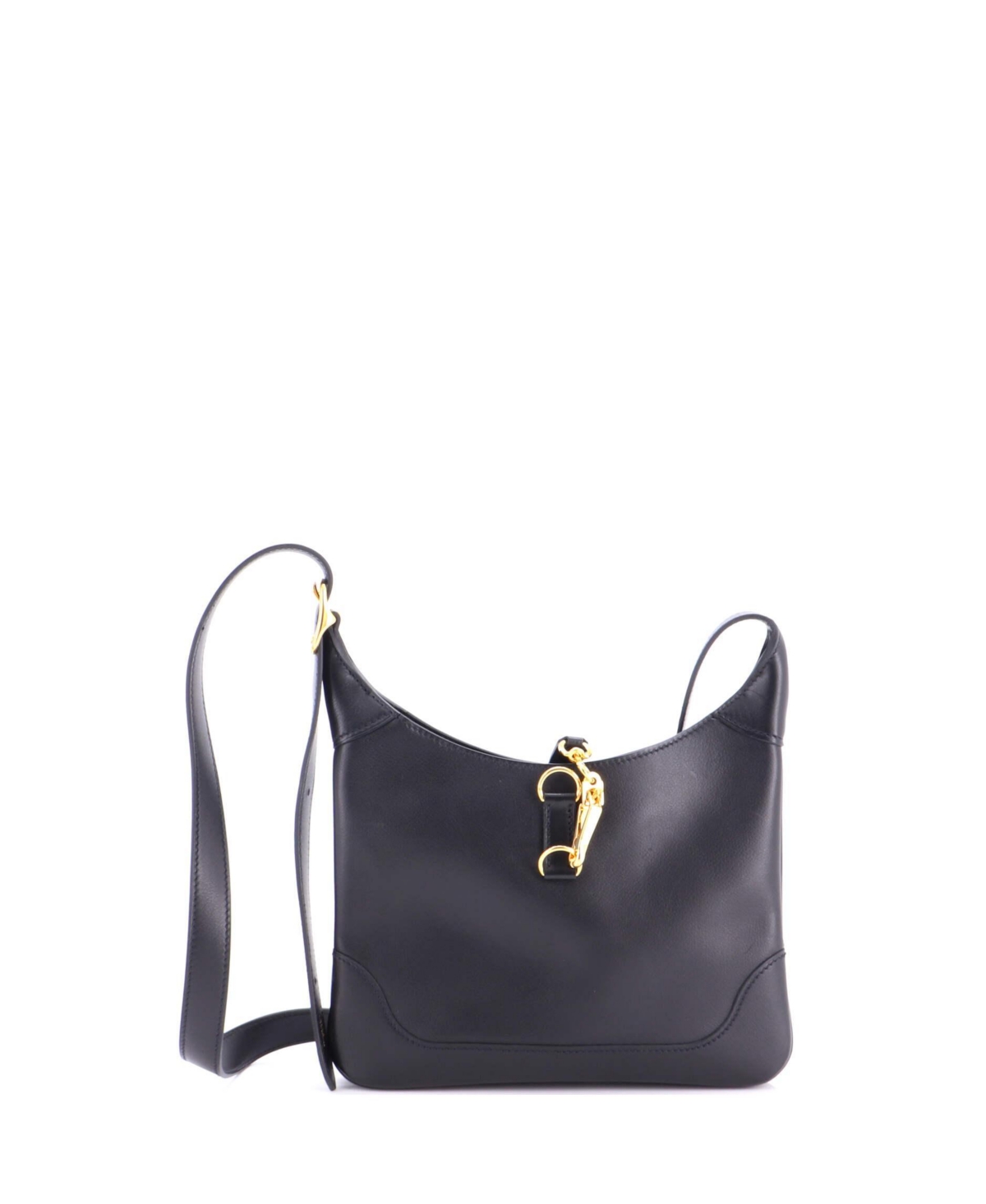 Click here for Pre-Owned HERMES 24 Trim Duo Bag Evercolor - Black prices