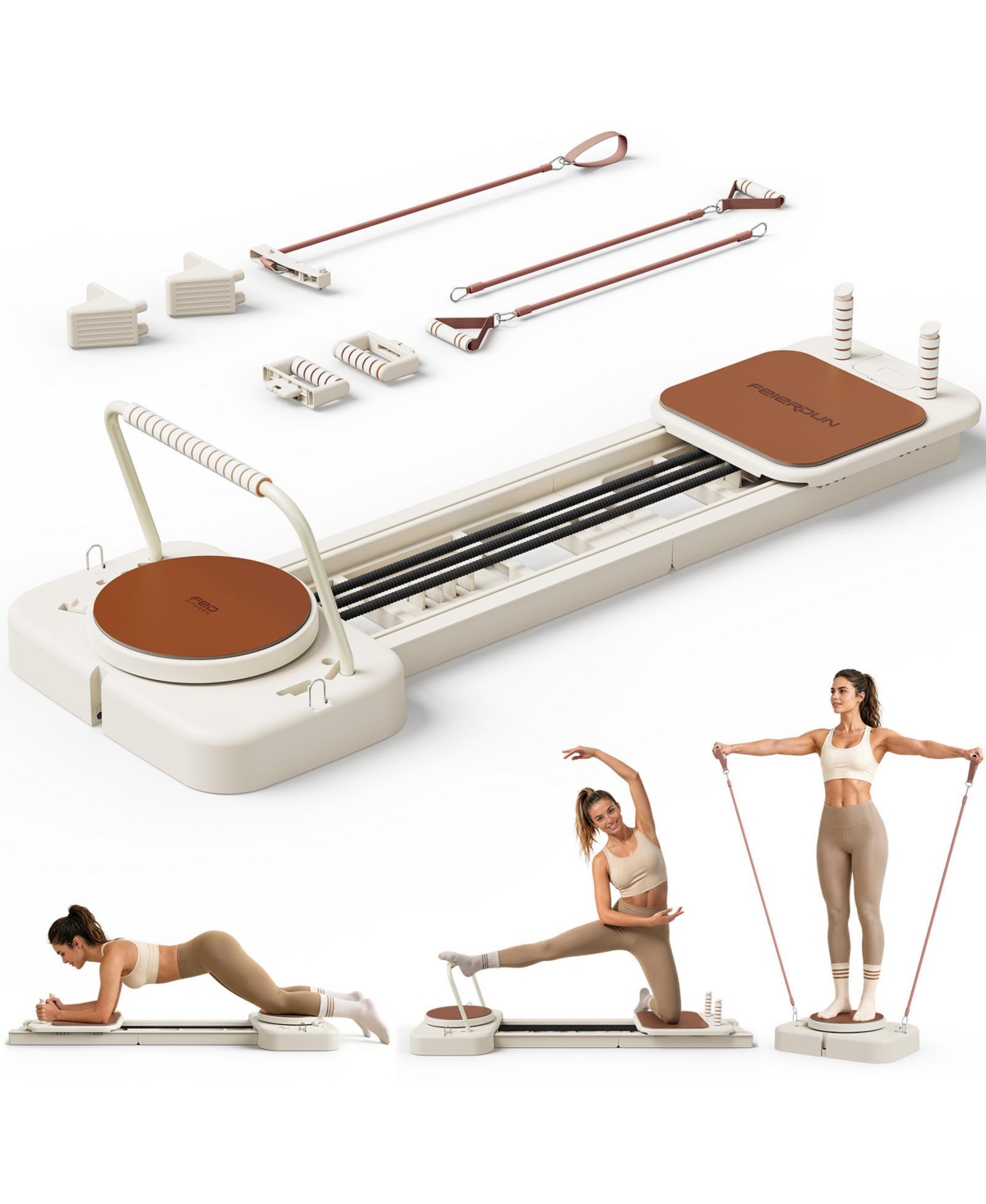 Click here for Fed Fitness Pilates Reformer Machine with Springs... prices