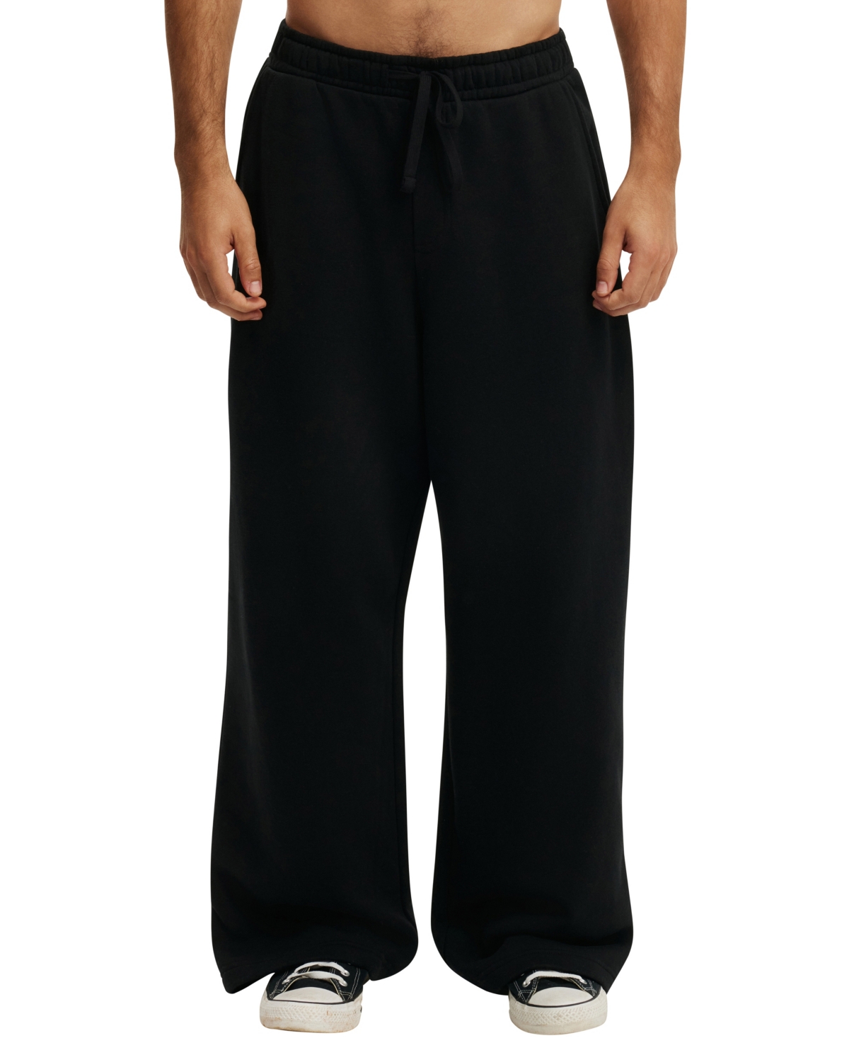 Click here for Cotton On Mens Super Baggy Track Pants - black prices