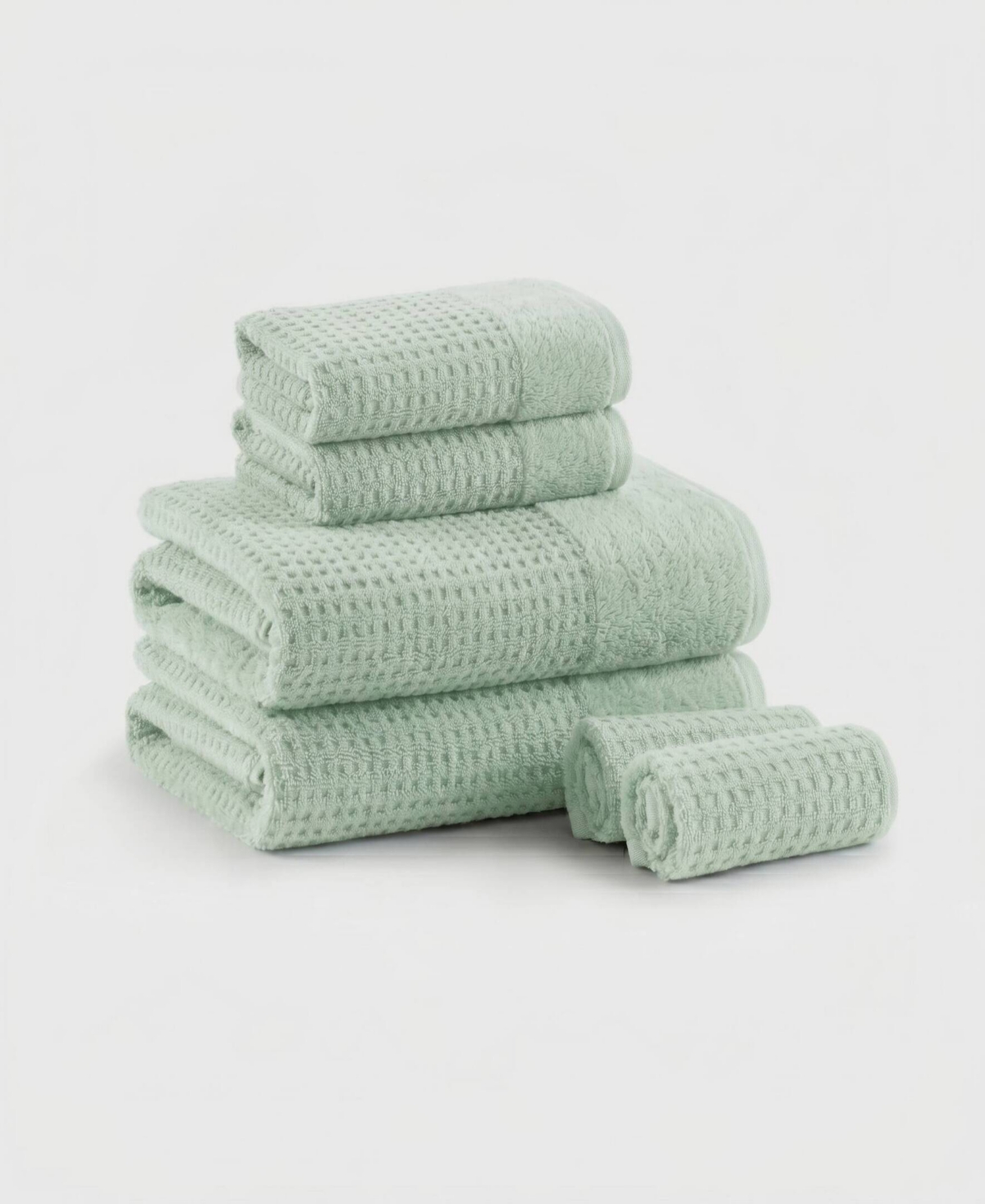 Click here for Madison Park Spa Waffle Jacquard Luxury Combed Cot... prices