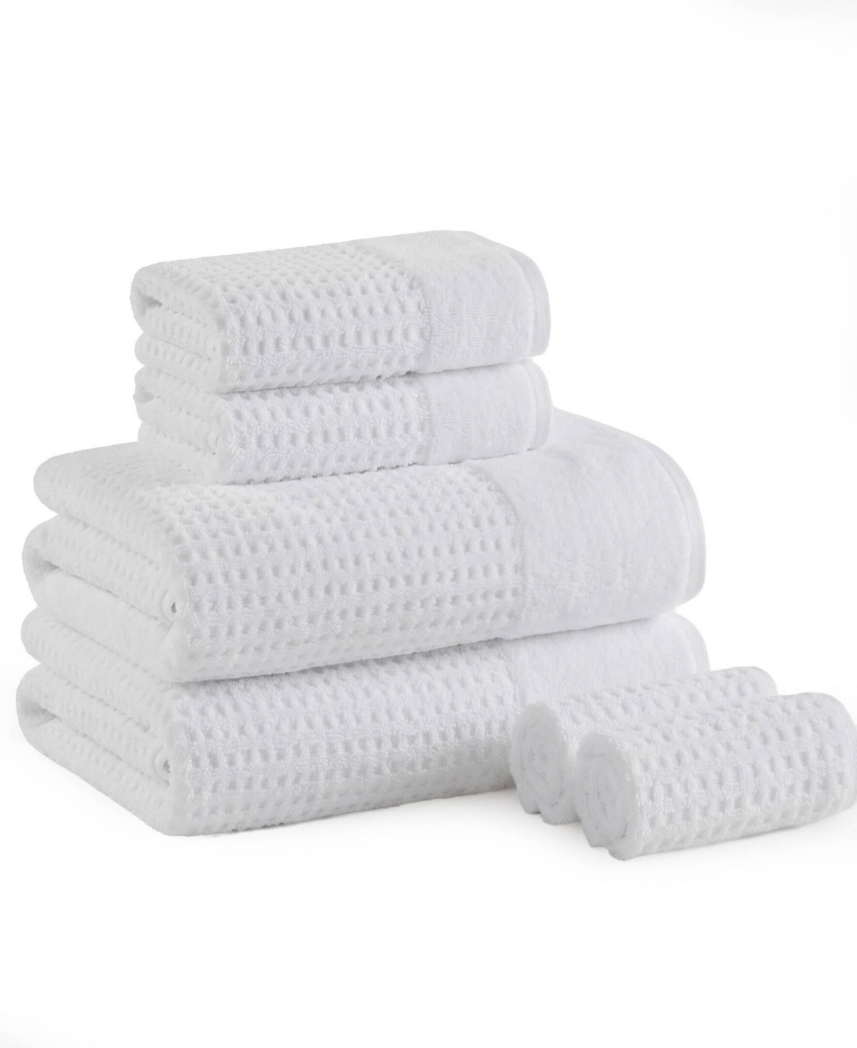 Click here for Madison Park Spa Waffle Jacquard Luxury Combed Cot... prices