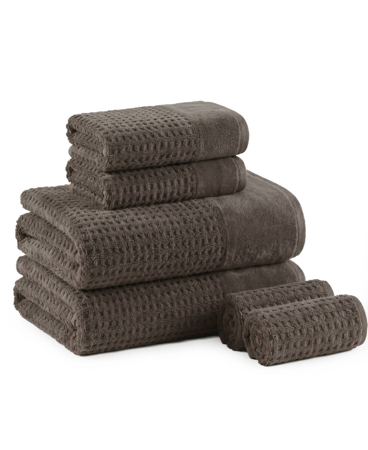 Click here for Madison Park Spa Waffle Jacquard Luxury Combed Cot... prices