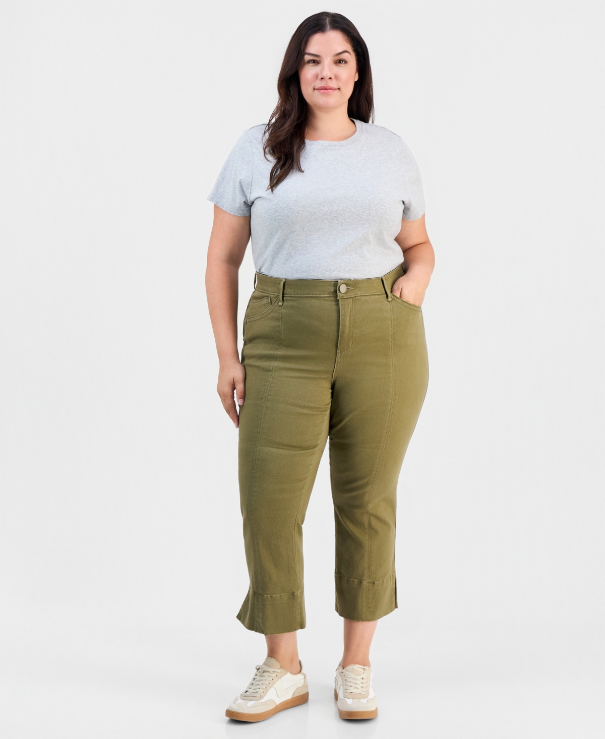 Click here for Democracy Trendy Plus Size AbSolution High-Rise Ki... prices