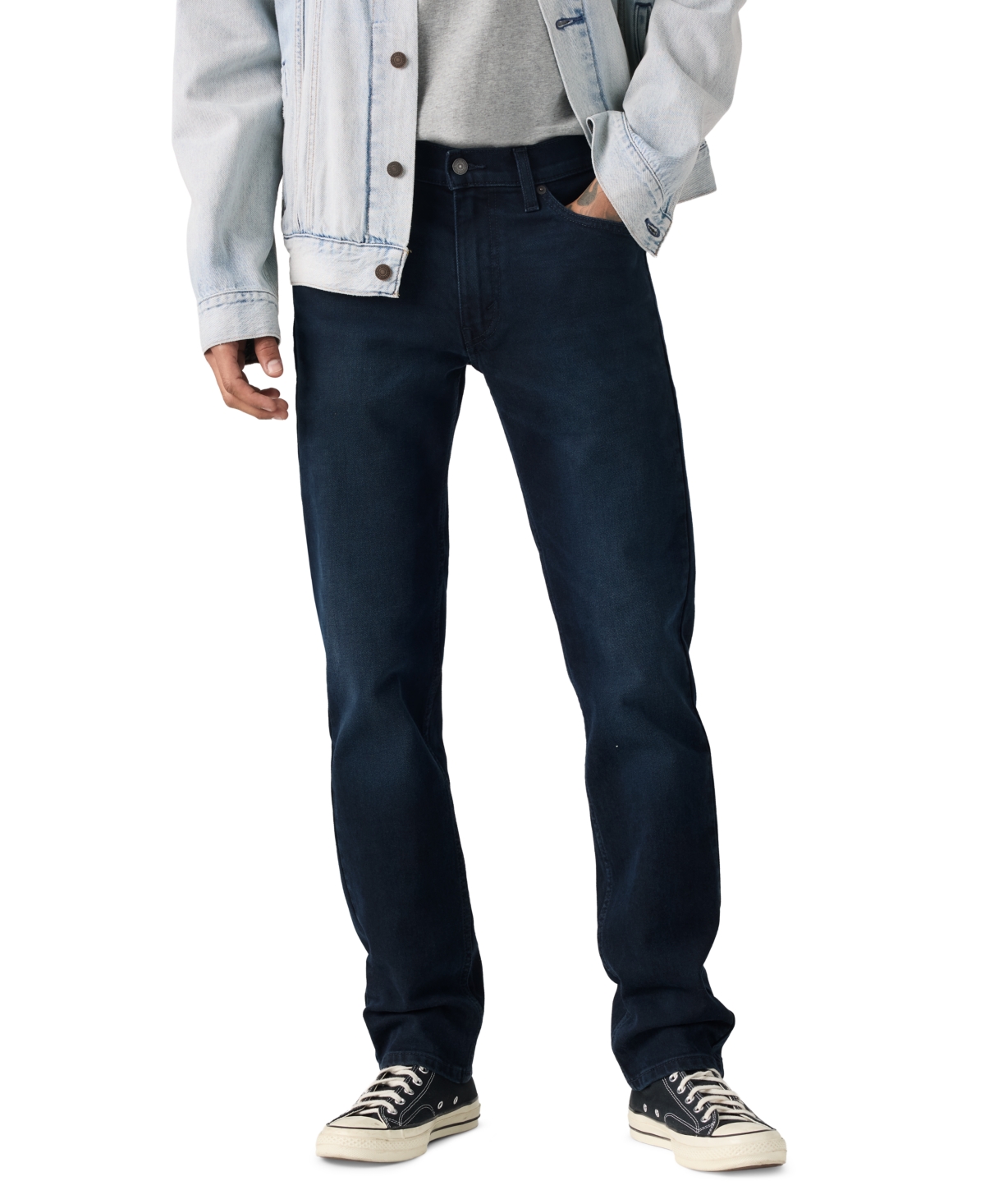 Click here for Levis Mens 511 Regular-Fit Skinny Jeans - Inked Du... prices