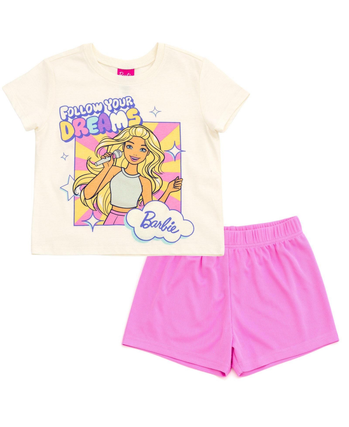 Click here for Barbie Girls (5-16) Athletic 2-Piece T-Shirt and S... prices