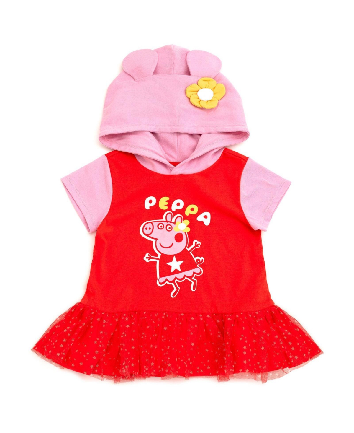 Click here for Peppa Pig Little Girls (5-8) Cosplay Hooded Tee -... prices