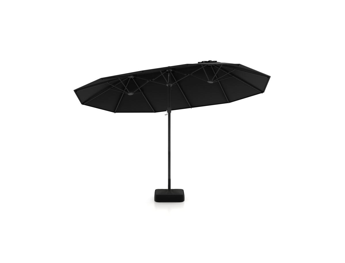 Click here for Clihome Double-Sided Twin Patio Umbrella with Cran... prices