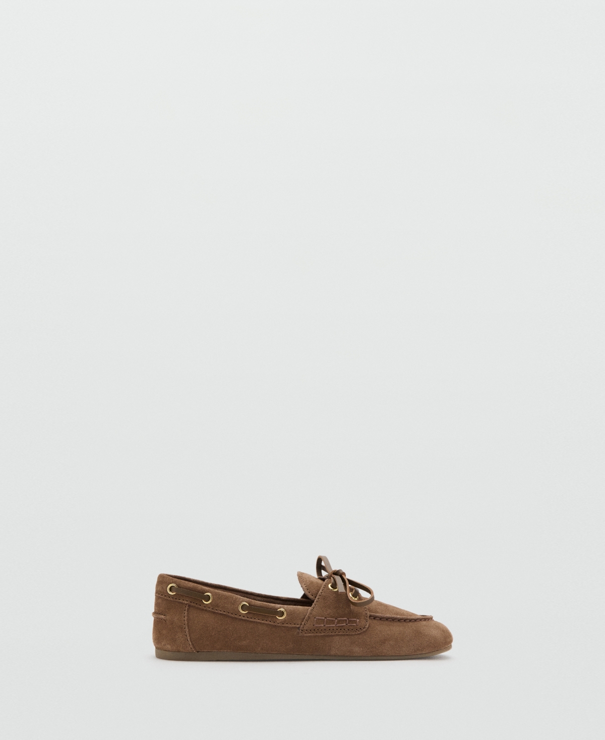 Click here for Mango Womens Suede Boat Shoes - Brown prices