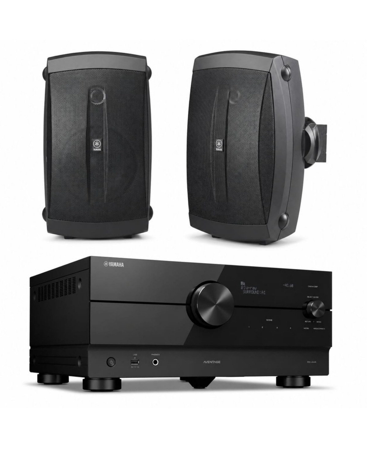 Click here for Yamaha Rx-A4A 7.2 Av Receiver with Ns-AW150BL Spea... prices