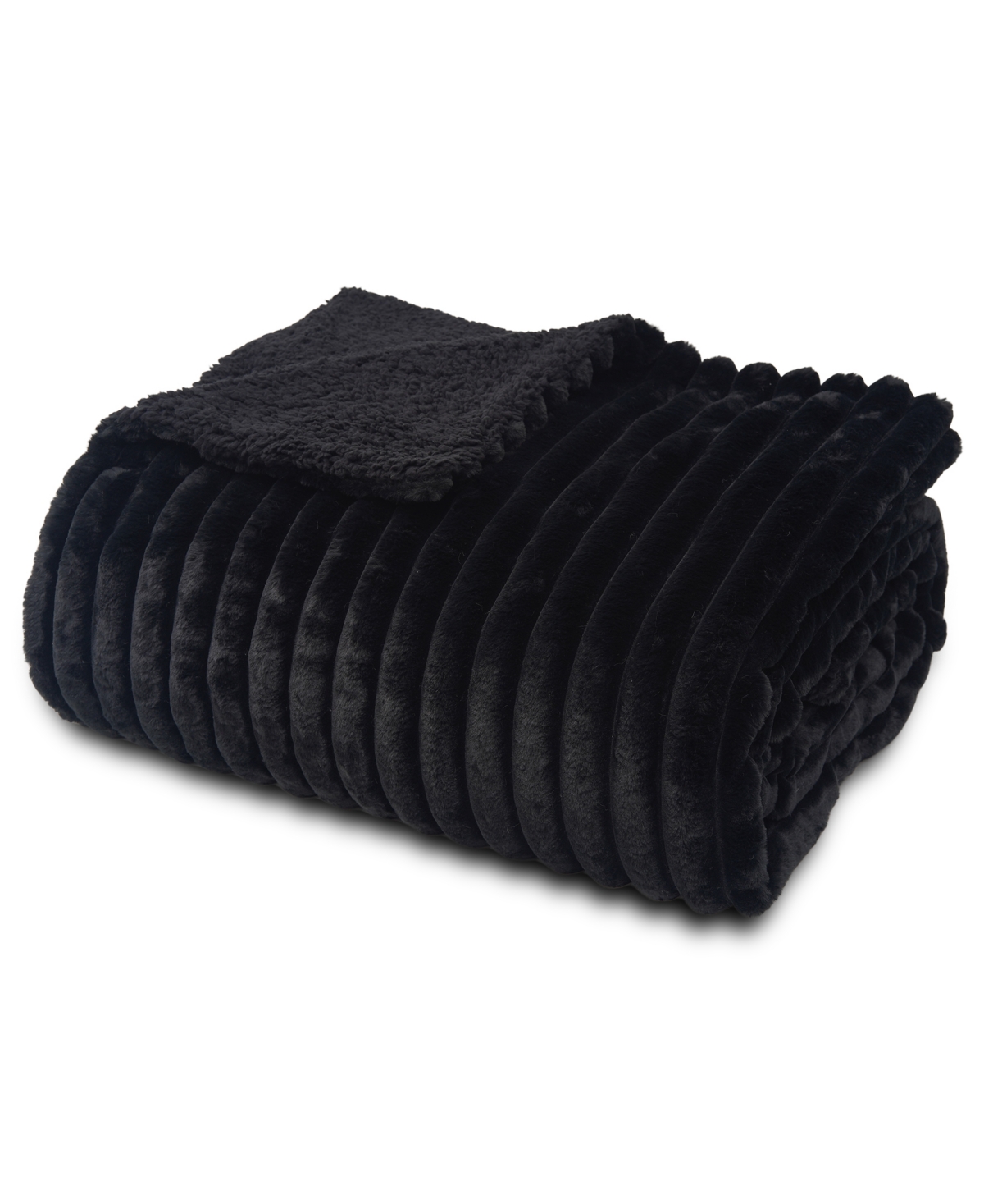 Click here for Thermasnug Ultra-Soft Ribbed Faux Fur to Sherpa Bl... prices