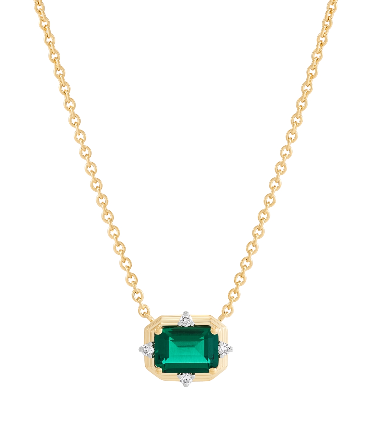 Click here for Macys Lab-Grown Emerald (7/8 ct. t.w.) & Diamond (... prices