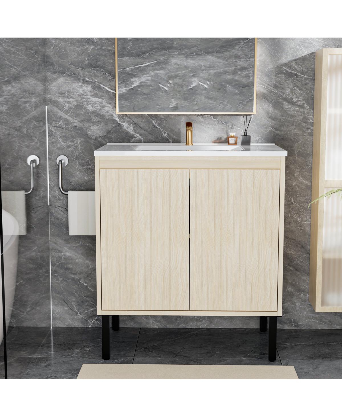 Click here for Sillysis 30Bathroom Vanity with Sink  Soft-Closing... prices