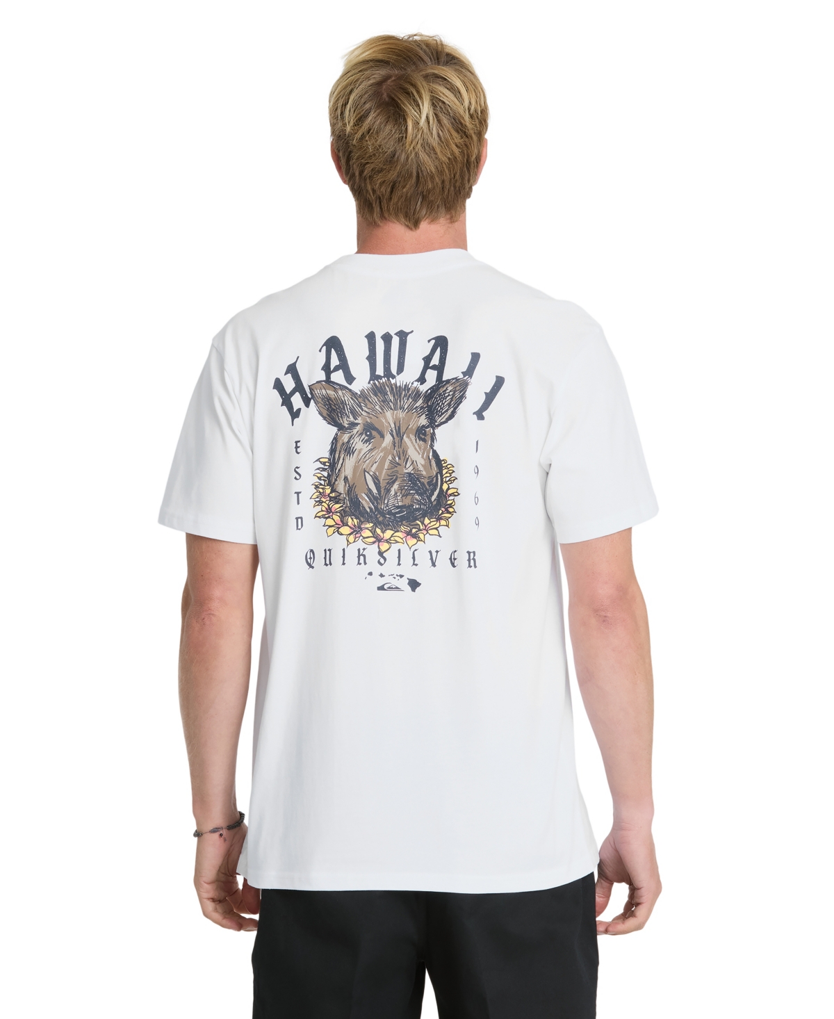 Click here for Quiksilver Mens Graphic Regular-Fit T-Shirt - Whit... prices