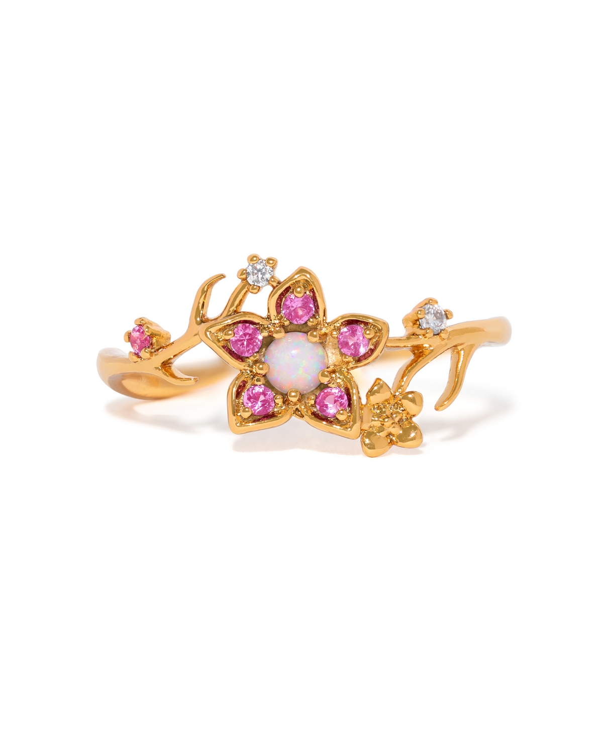 Click here for Girls Crew Crystal Disney Princess Mulan Flower Ri... prices