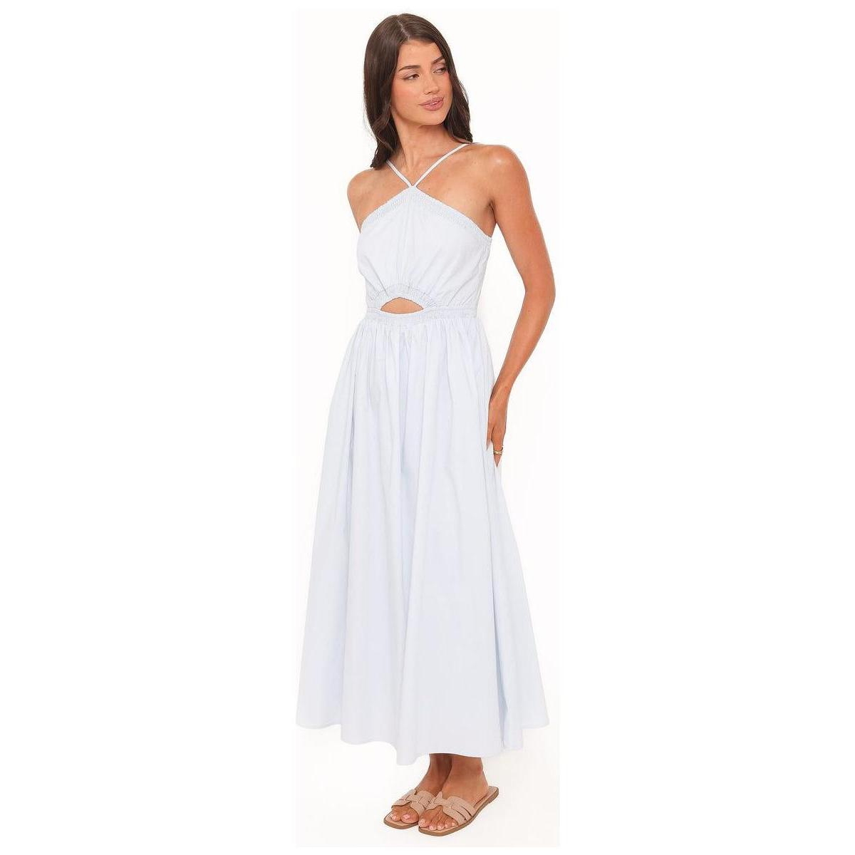 Click here for Petal and Pup Womens Madi Maxi Dress - Pale blue prices
