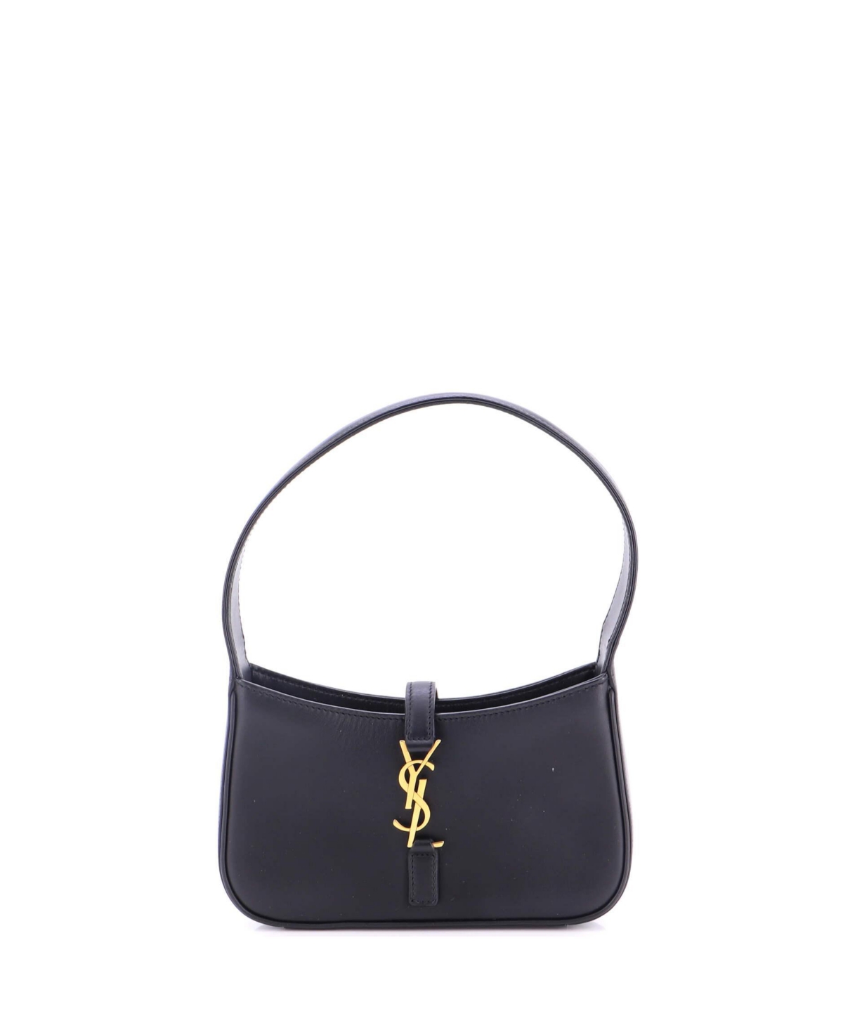 Click here for Pre-Owned Saint Laurent Mini Le 5 a 7 Hobo Leather... prices