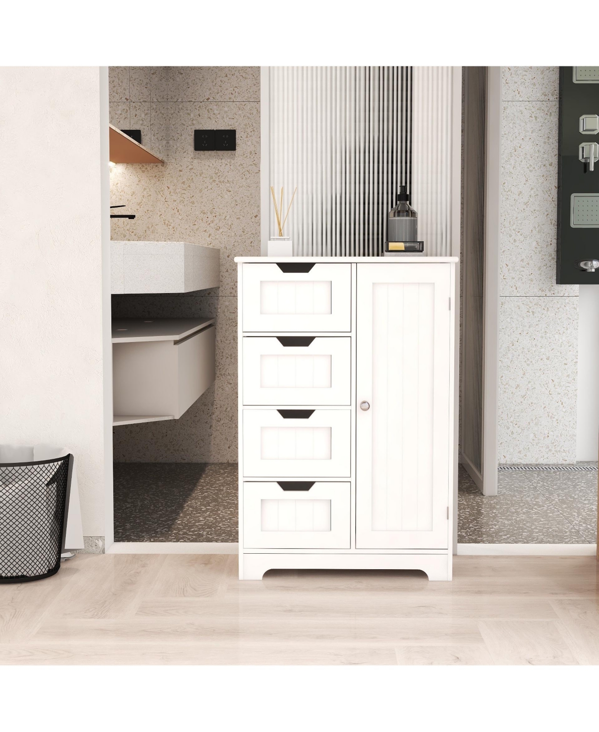 Click here for Flynama Multi-layer Floor Storage Cabinet With 4 D... prices
