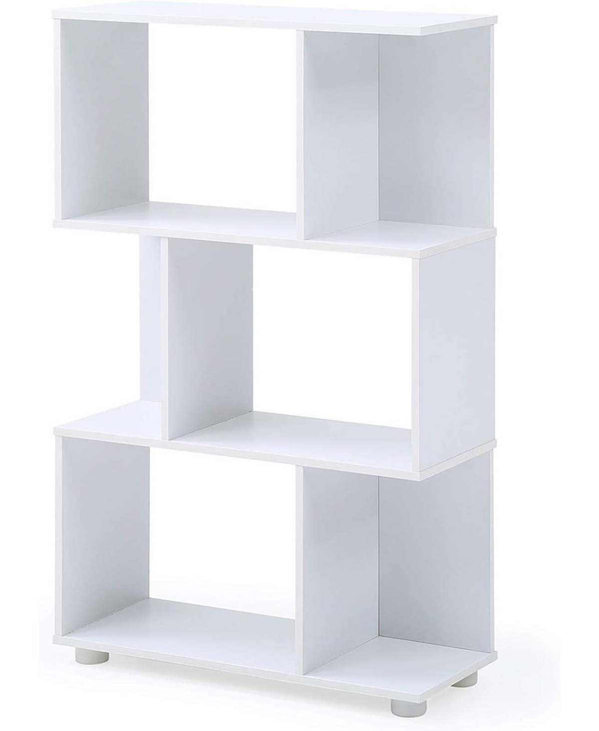 Click here for flynama Modern Staggered 3-Shelf Bookcase Simple S... prices
