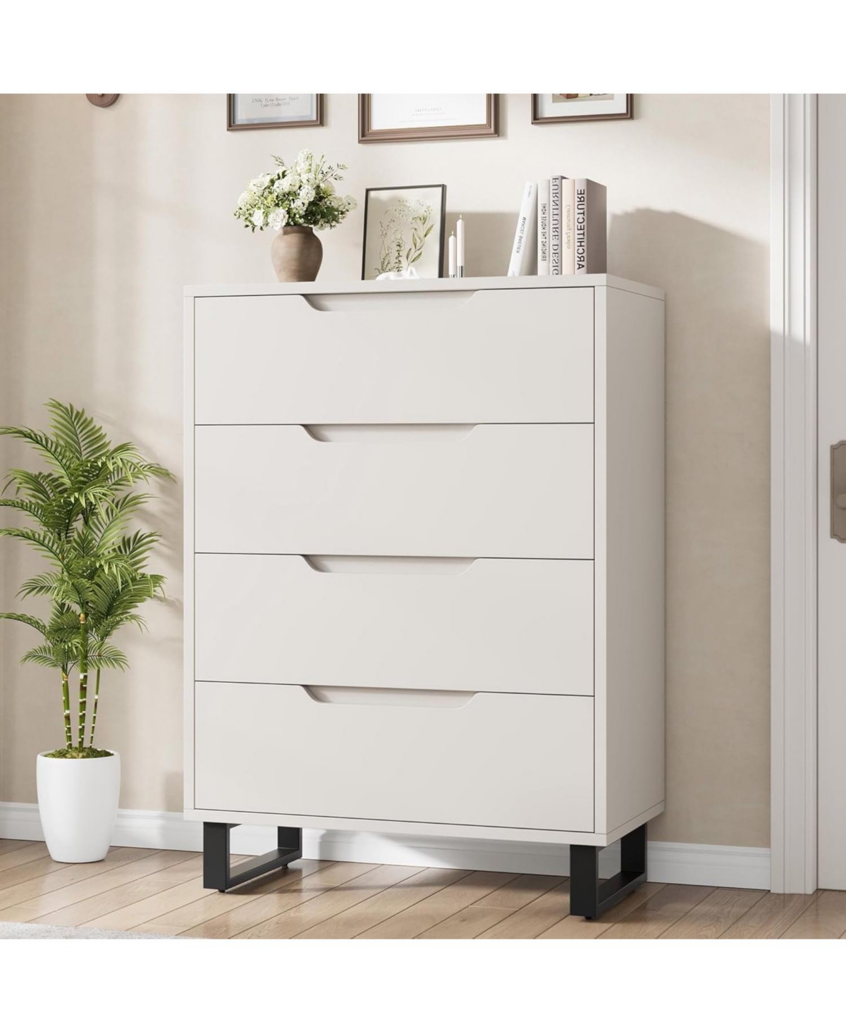 Click here for gaomon 4 Drawer Freestanding Vertical Dresser Cabi... prices
