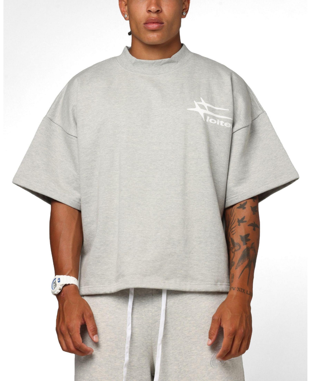 Click here for Loiter Mens Ultra Hybrid Premium T-Shirt - Grey prices